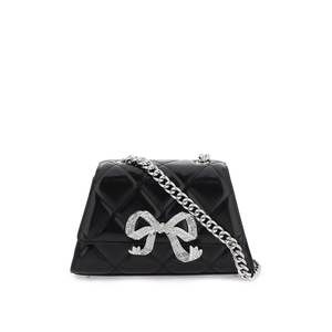 Self-Portrait | Bags | Self Portrait Bow Mini Quilted Shoulder Bag ...